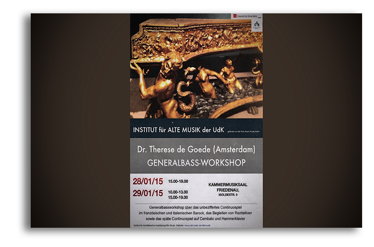 Basso continuo & Partimento – Thérèse de Goede